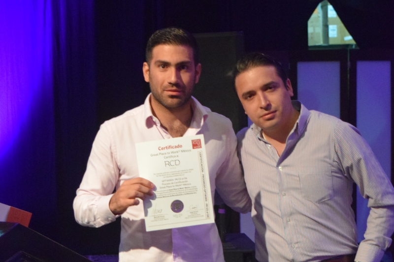 RCD Hotels recibe certificación Great Place to Work